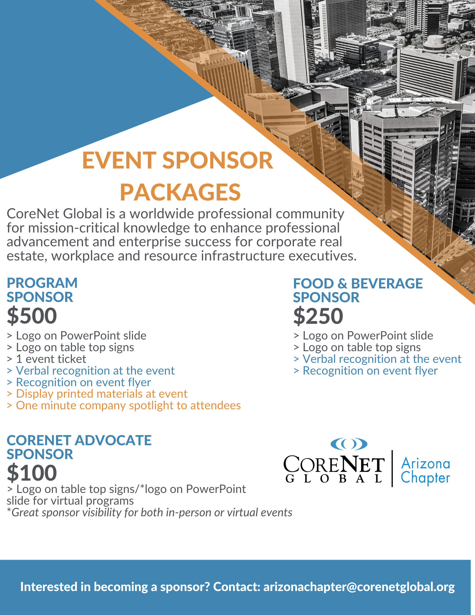 CoreNet Global Events